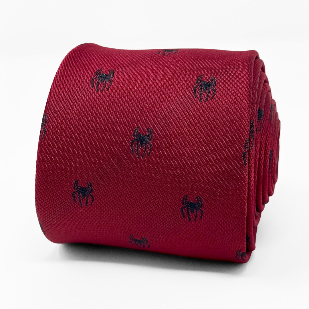 Spider-man Logo Tie | Spider Marvel Comics Superhero Necktie - Etsy