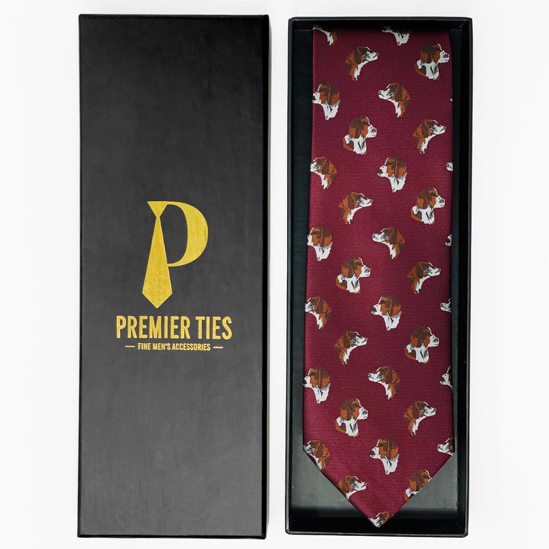 Corbata encantadora con temática de perro Beagle: ¡celebre la elegancia ...