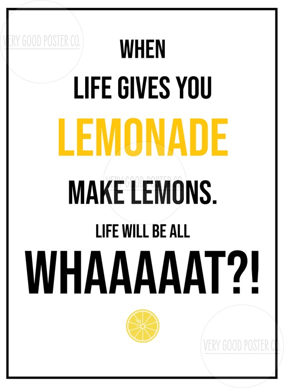Modern Family Lemons Quote Modern Family Phil Quotes Front Printed