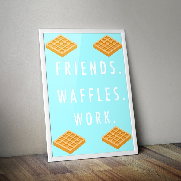 Leslie Knope Waffle Quote - Etsy