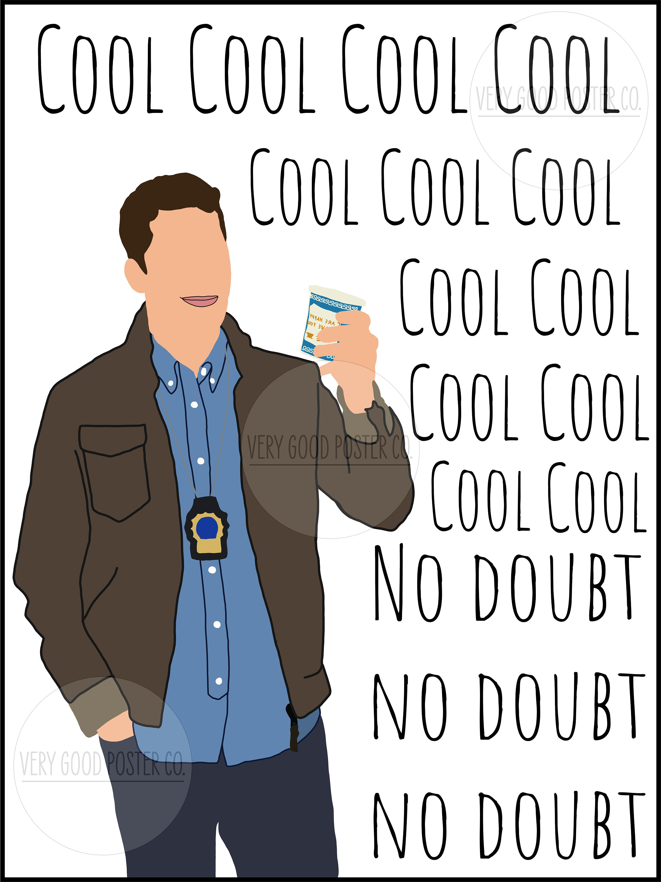 Jake Peralta Cool Quote| PNG| Brooklyn 99 - Etsy