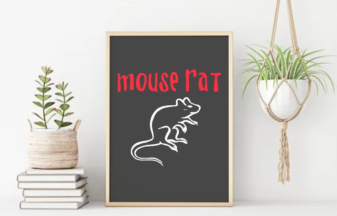 Mouse Rat Poster| Parks and Rec| Digital Download - Etsy