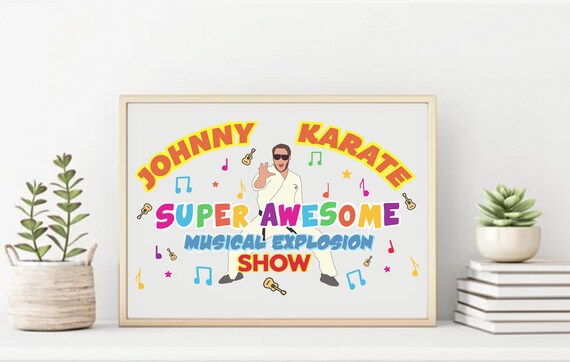 Johnny Karate Poster Parks and Rec Digital Download | Etsy