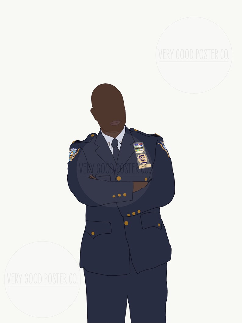 Captain Holt Poster| Brooklyn 99| PNG - Etsy Australia