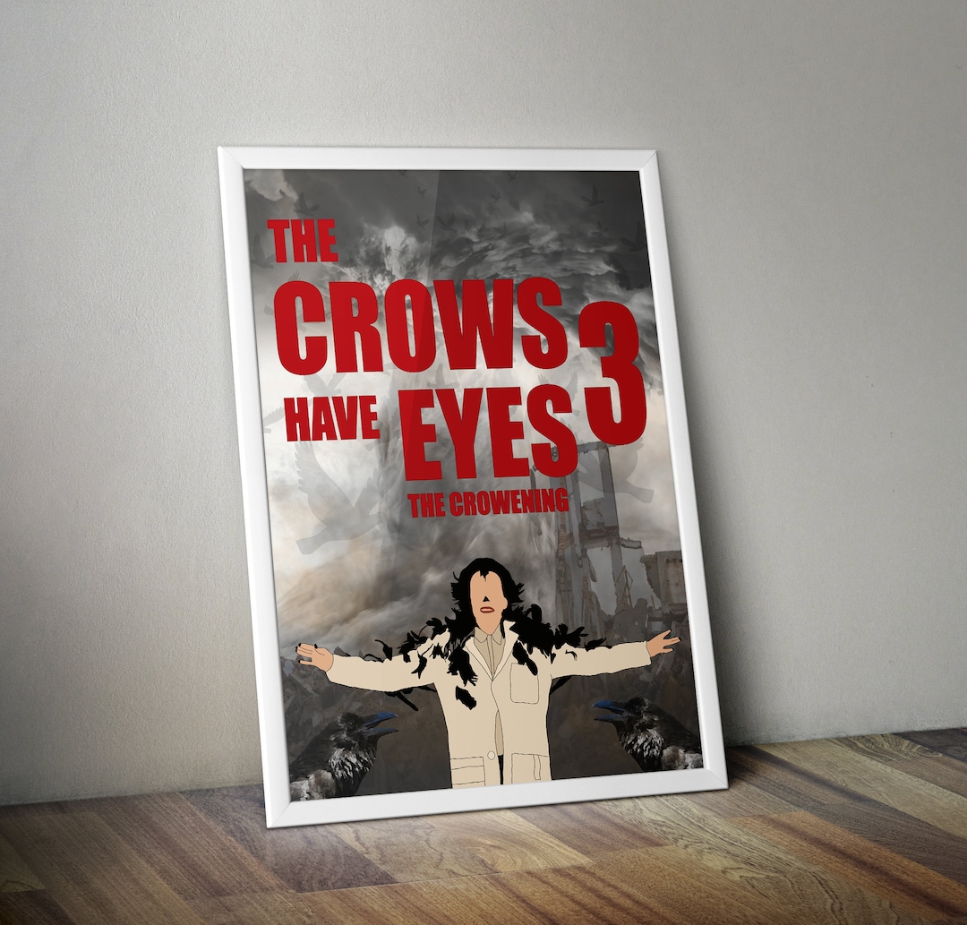Vintage Horror Movie Poster, the Crows Have Eyes III Inspired Wall Art ...