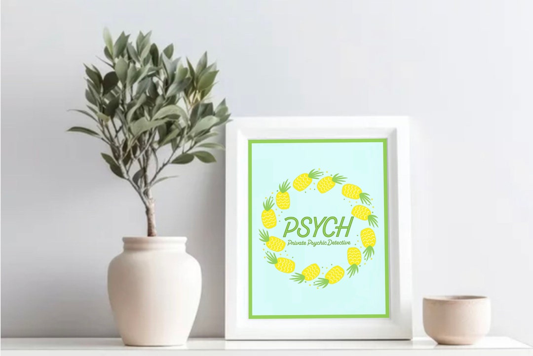 Psych Poster| Psych TV Show| Digital Download - Etsy