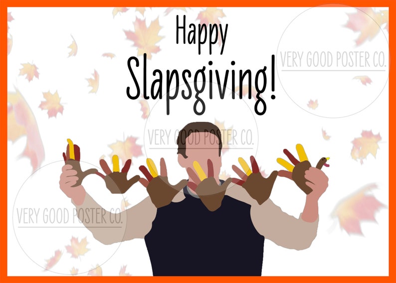 Happy Slapsgiving Card| Digital Download| HIMYM - Etsy