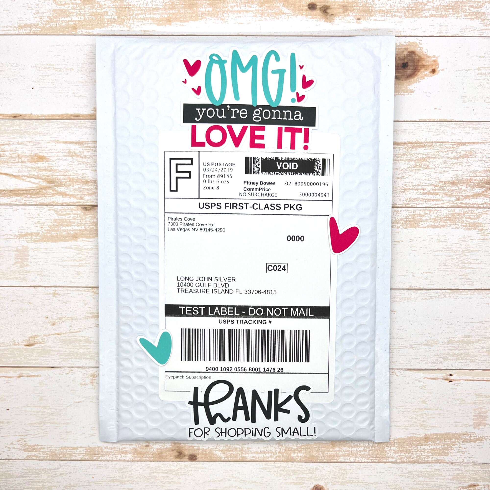 Small Business Cute Packaging Stickers | White Matte and Clear Matte ...