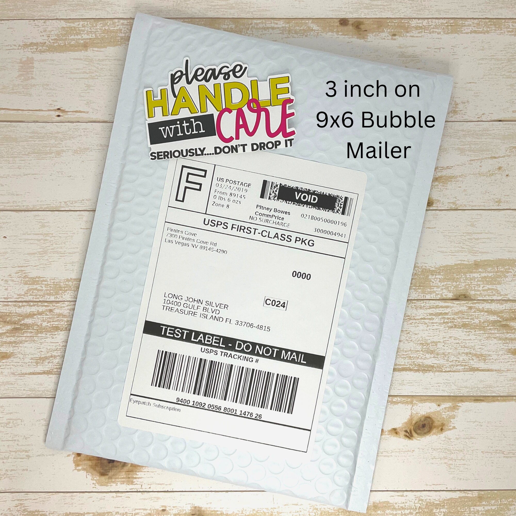 Small Business Cute Packaging Stickers White Matte and Clear Matte ...