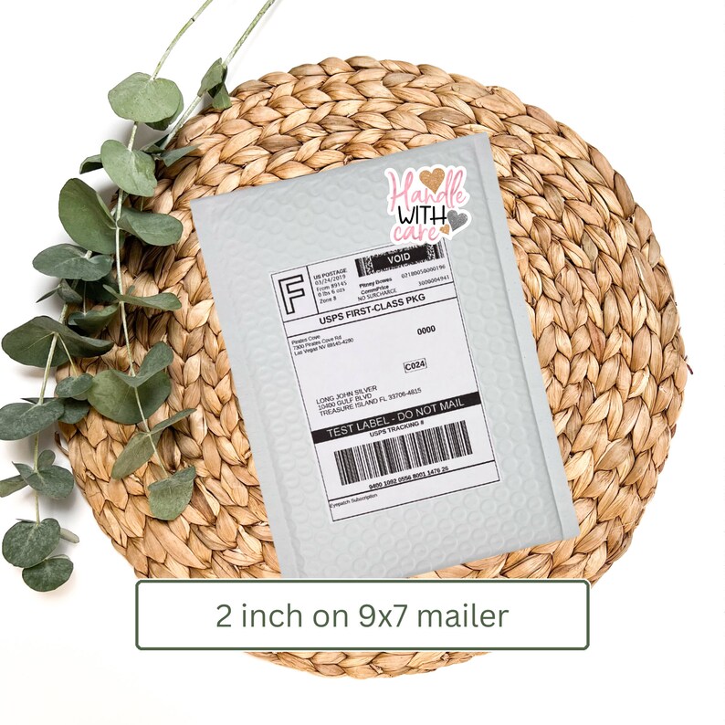 Handle With Care Stickers | Pink and Black Stickers | Small Business ...