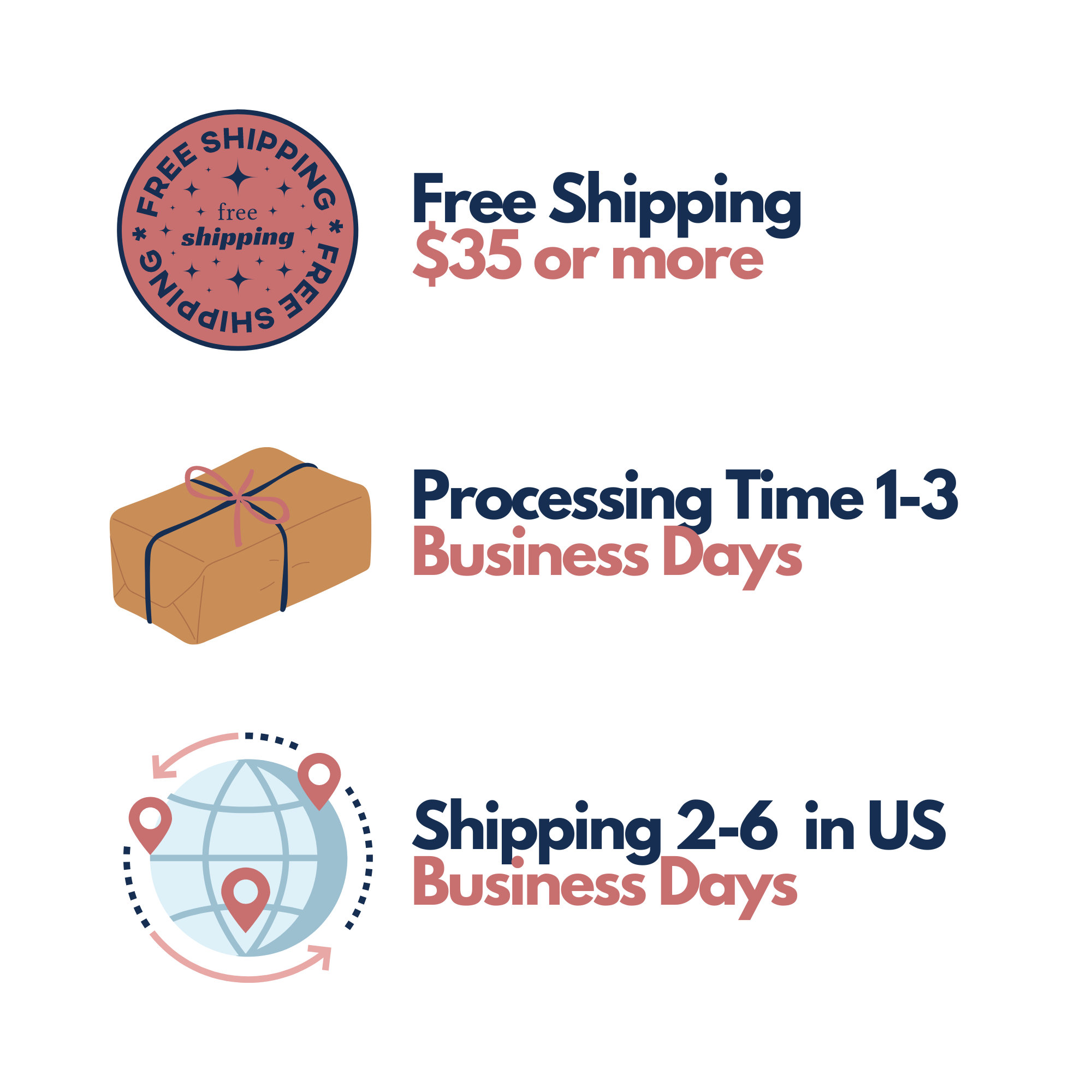 Small Business Cute Packaging Stickers White Matte and Clear Matte ...