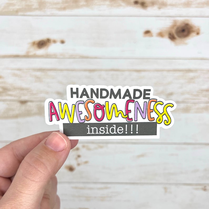 Small Business Cute Packaging Stickers | White Matte and Clear Matte ...