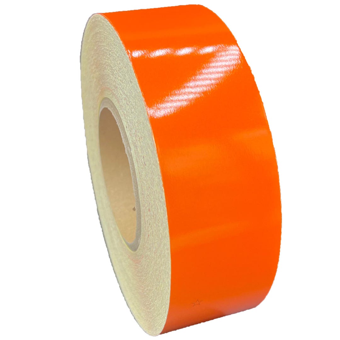 2" Inch Orange Reflective Tape SEG Type 2 Super Engineer Grade ...