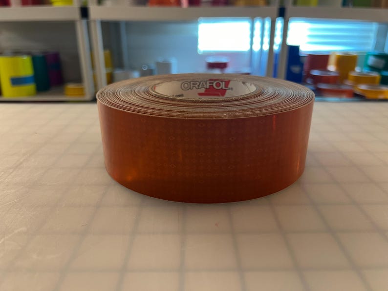 2" Inch Orange Reflective Tape Oralite V82 Orafol Type 5 (brightest ...