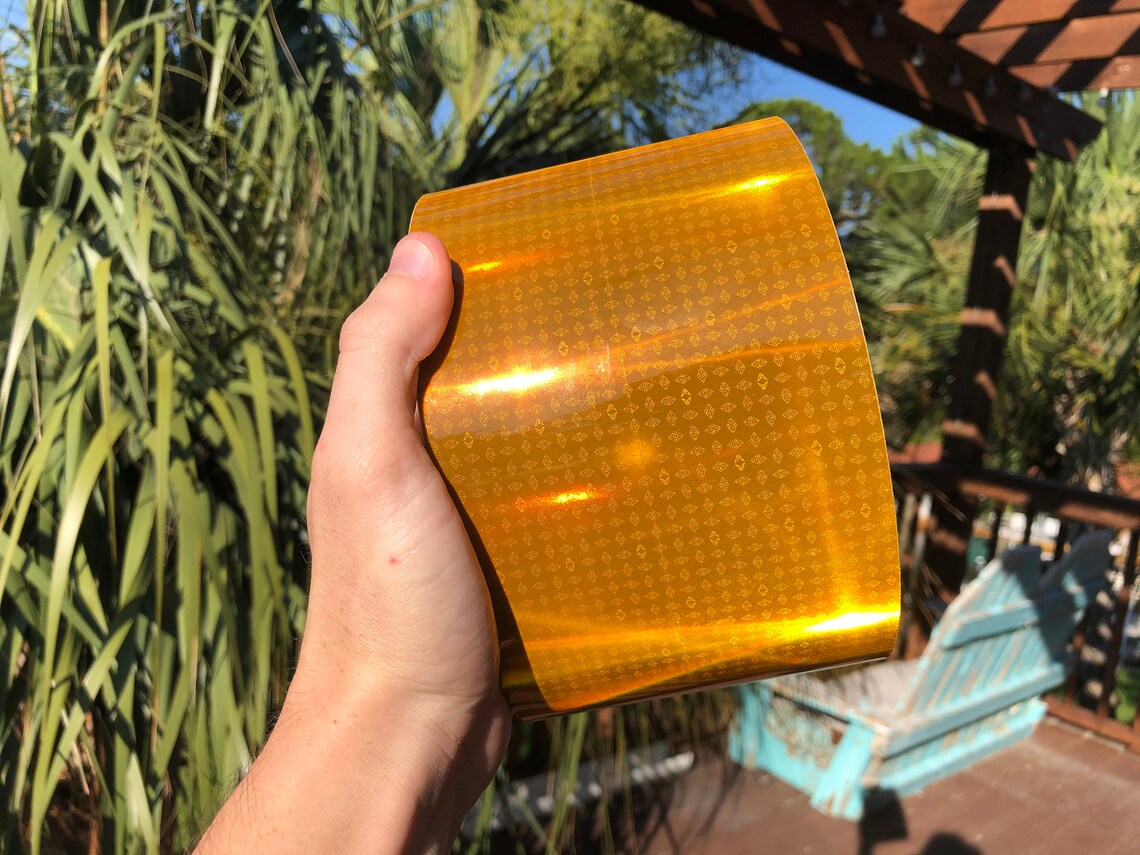 School Bus Yellow Reflective Tape Oralite V82 1" 2" 4" Orafol Type 5 ...