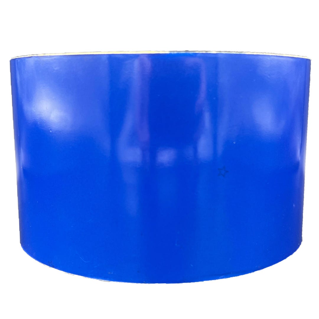 4" Inch Blue Reflective Tape SEG Type 2 Super Engineer Grade Nikkalite ...