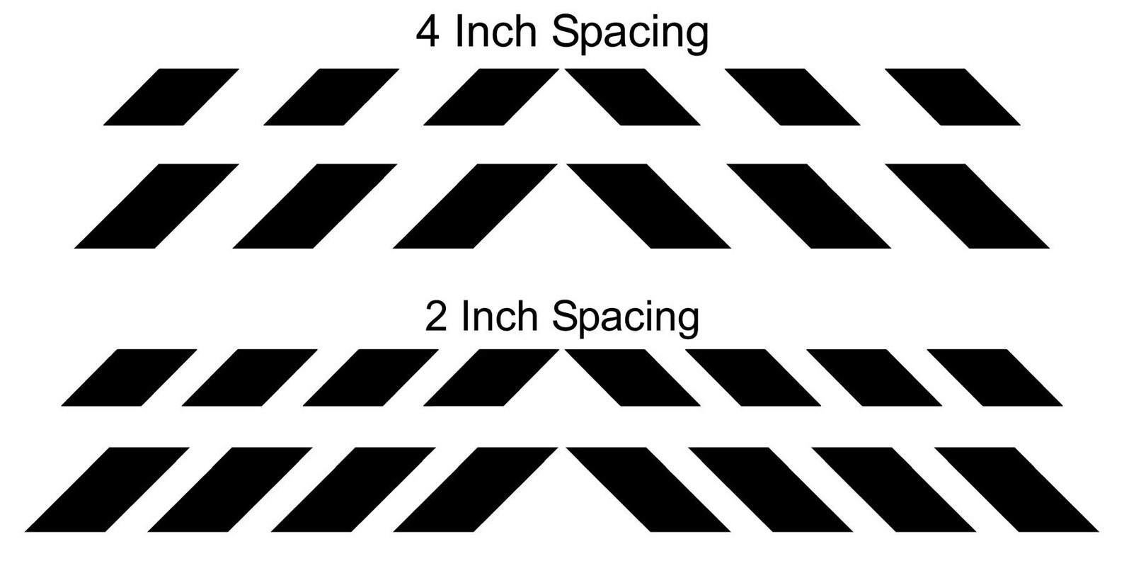 Reflective Shadow Chevron Black/white Ghost Decal Oralite RA - Etsy Canada