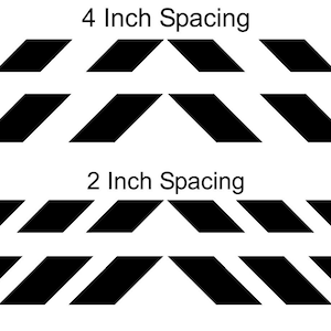 Reflective Shadow Chevron Black/white Ghost Decal Oralite RA Engineer ...