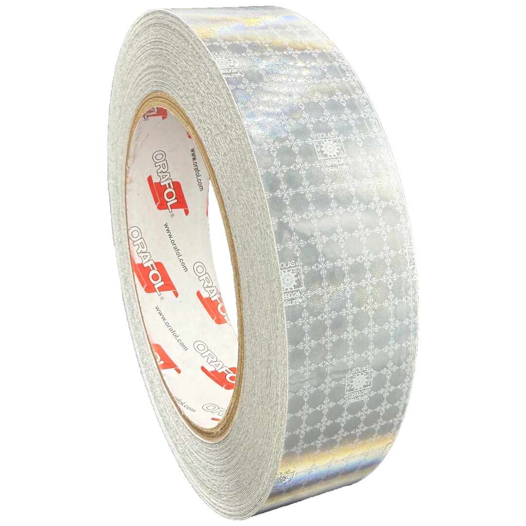 2" Inch 1404 SOLAS Reflective Tape M82 Oralite Flexible Safety USCG ...