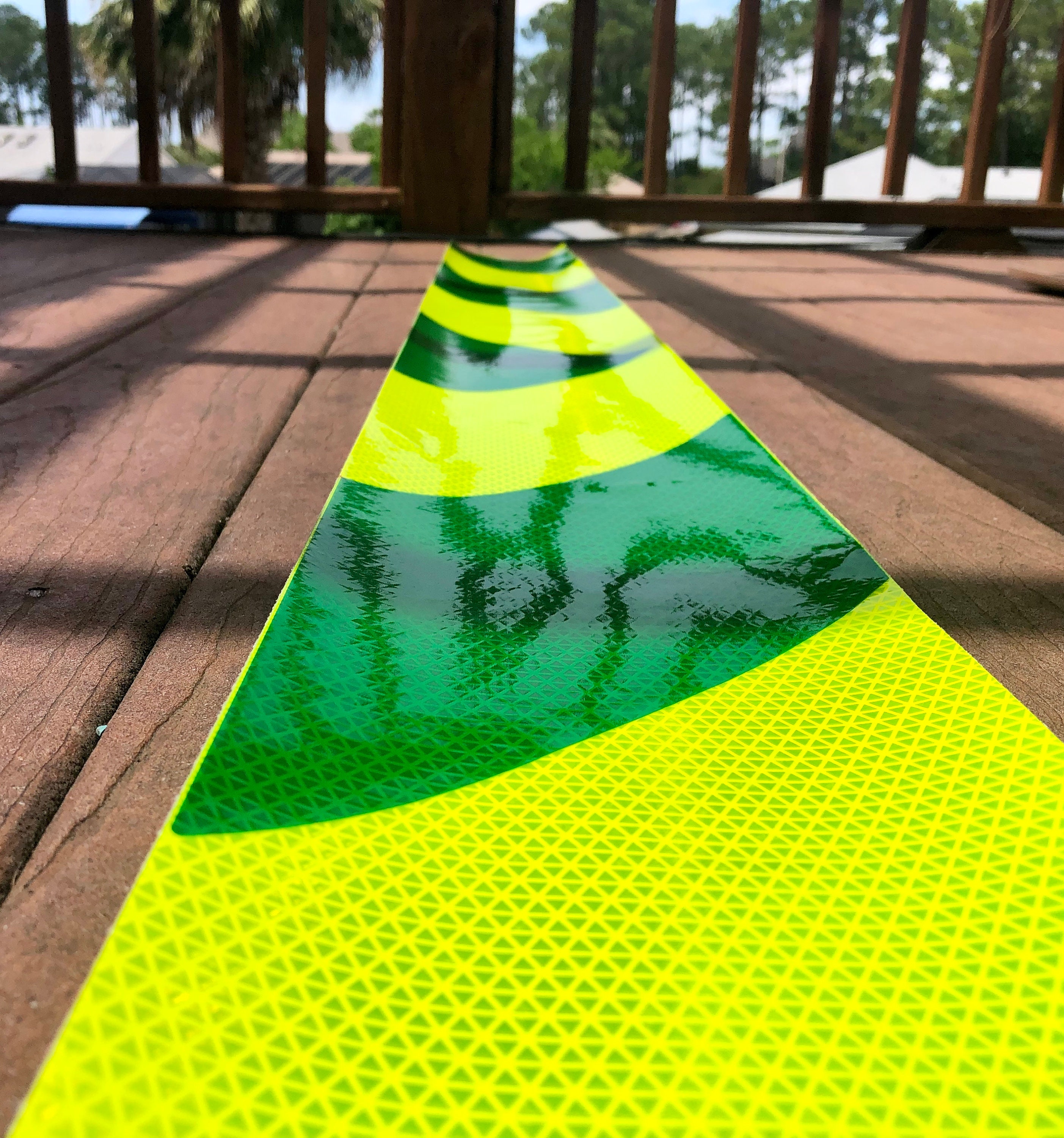 Lime & Green Reflective Chevron Panel (multiple Sizes) Oralite 1 Piece ...