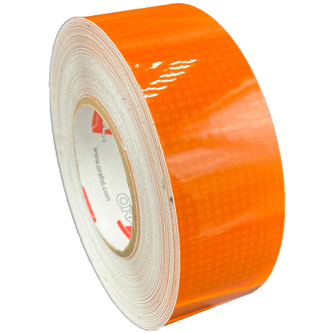 2" Inch Orange Reflective Tape Oralite V82 Orafol Type 5 (brightest ...