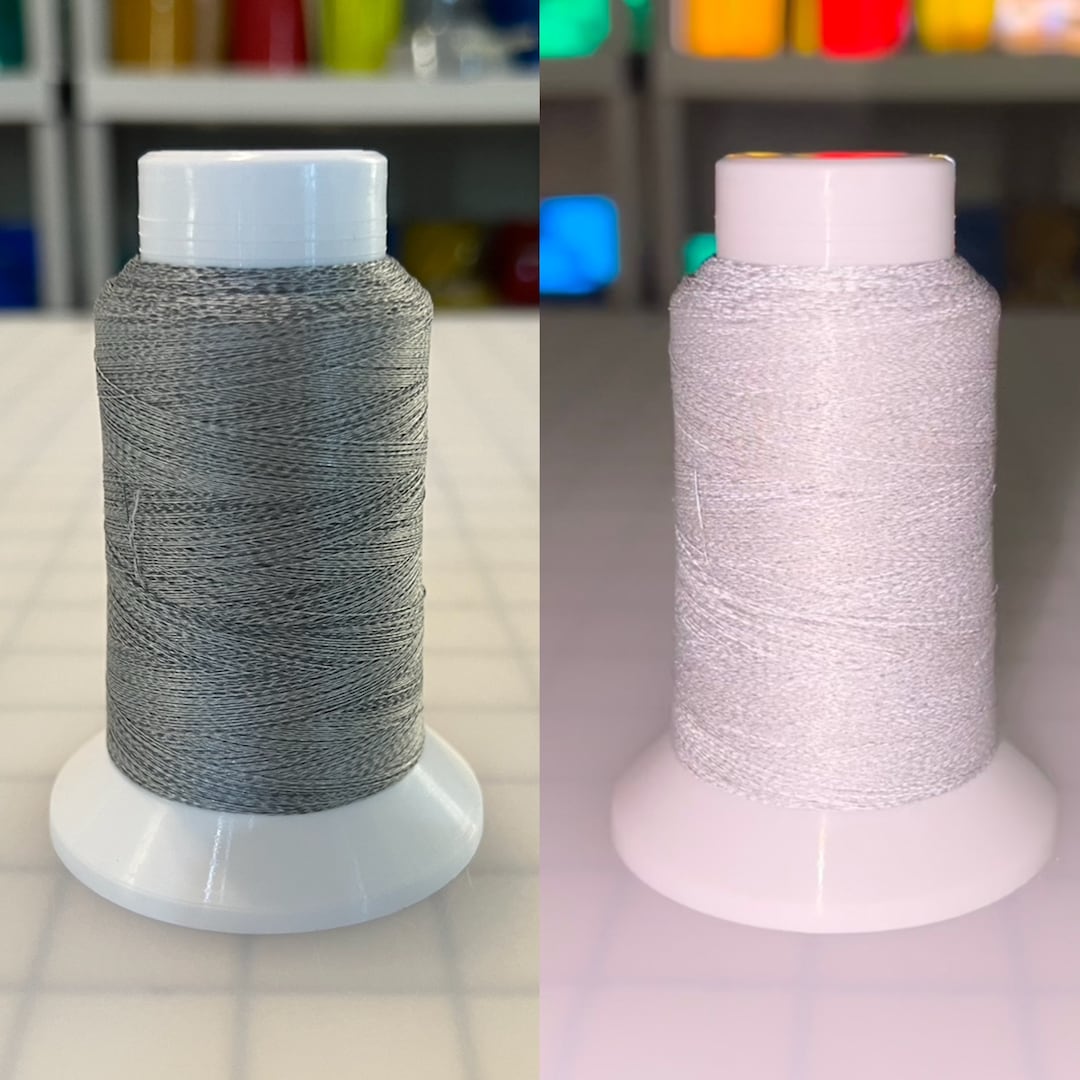 REFLECTIVE Sewing Thread 1000 Meters Ultra Bright Safety Twine Thread ...