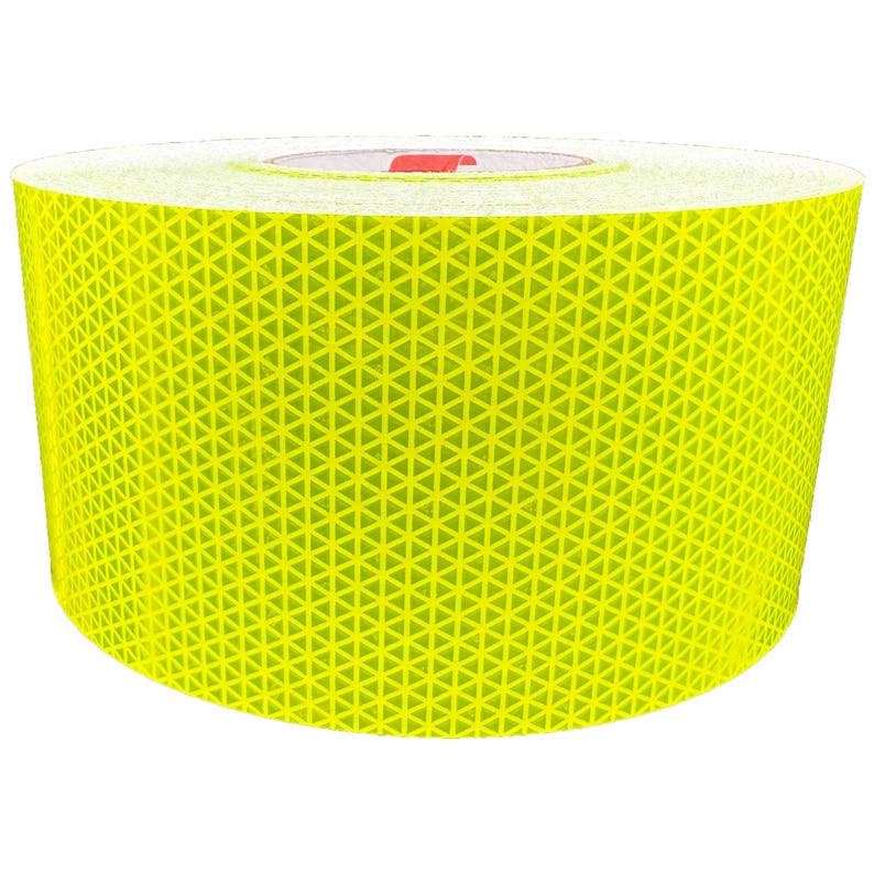 4" Fluorescent Lime Reflective Tape Oralite V98 Orafol Reflexite (5' 10 ...