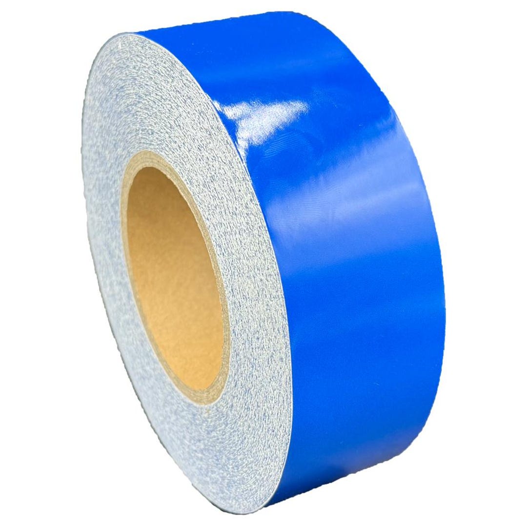 2" Inch Blue Reflective Tape Type 1 Flexible Engineer Grade Nikkalite ...