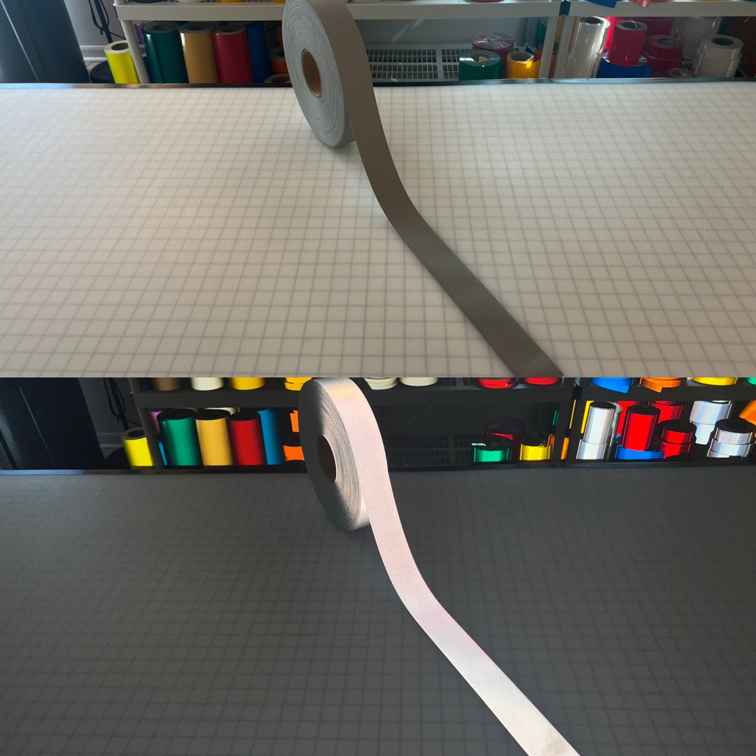 Reflective Silver 2" Performance Grade Glass Bead Trim 5', 10', 20', 30 ...