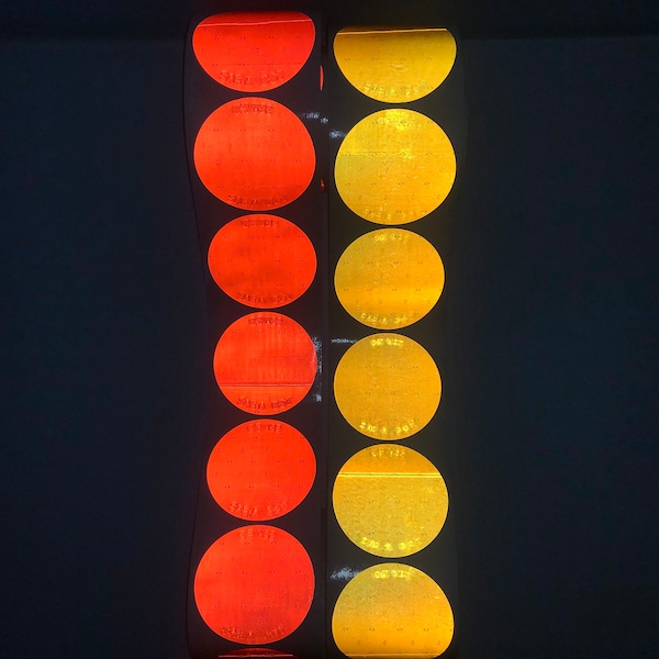 Red Reflectors - Etsy