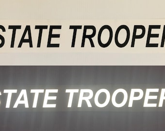 SHERIFF 3x20 REFLECTIVE Decal multiple Colors - Etsy