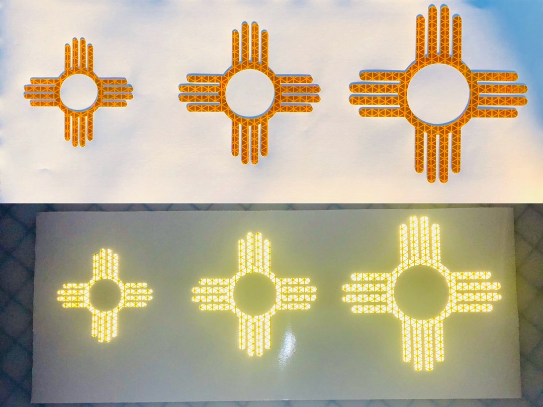 Reflective Zia Decal Sticker Car Truck Motorcycle Helmet Oralite V98 - Etsy