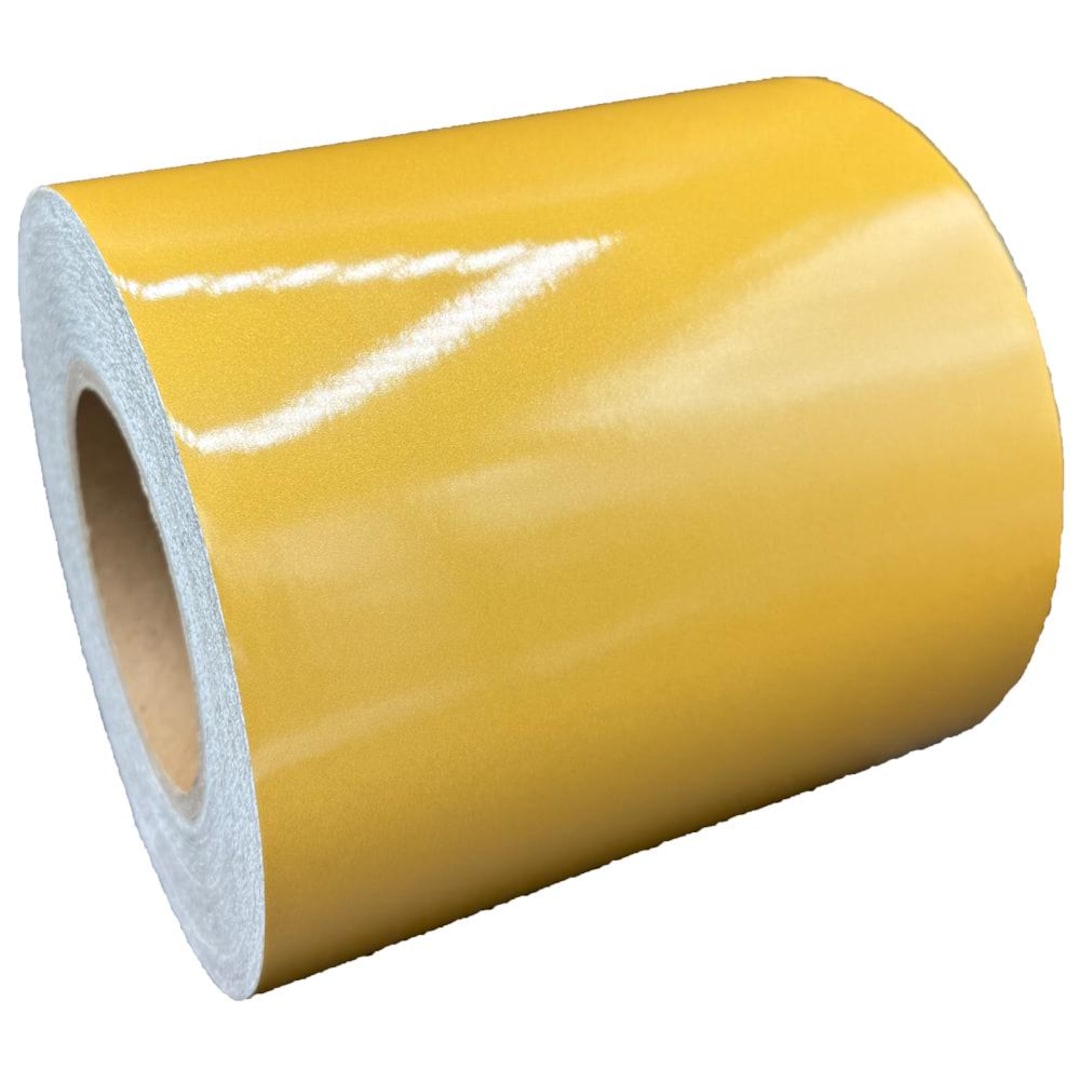 6" Inch Gold Reflective Tape Type 1 Flexible Engineer Grade Nikkalite ...