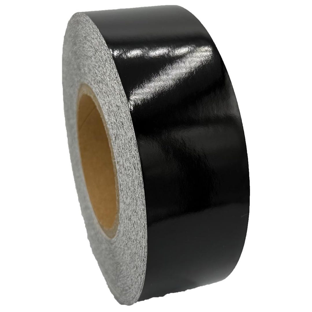 2" Inch Black Reflective Tape Type 1 Flexible Engineer Grade Nikkalite ...