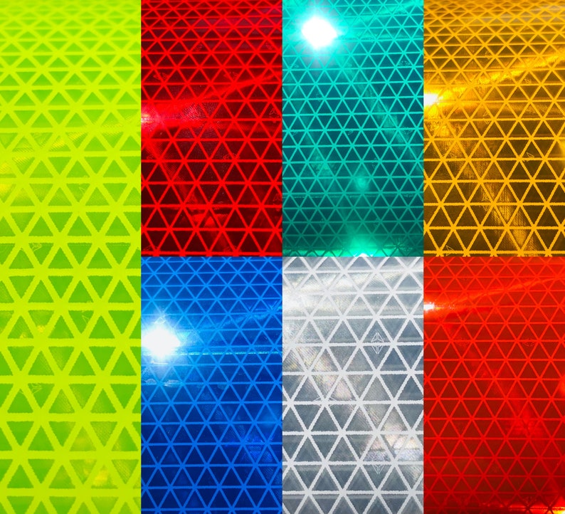 Oralite V98 Reflective Tape Orafol 7 Colors 1" 2" 4" 6" Conspicuity ...