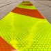 Lime & Orange Reflective Chevron Panel multiple Sizes Oralite 1 Piece ...