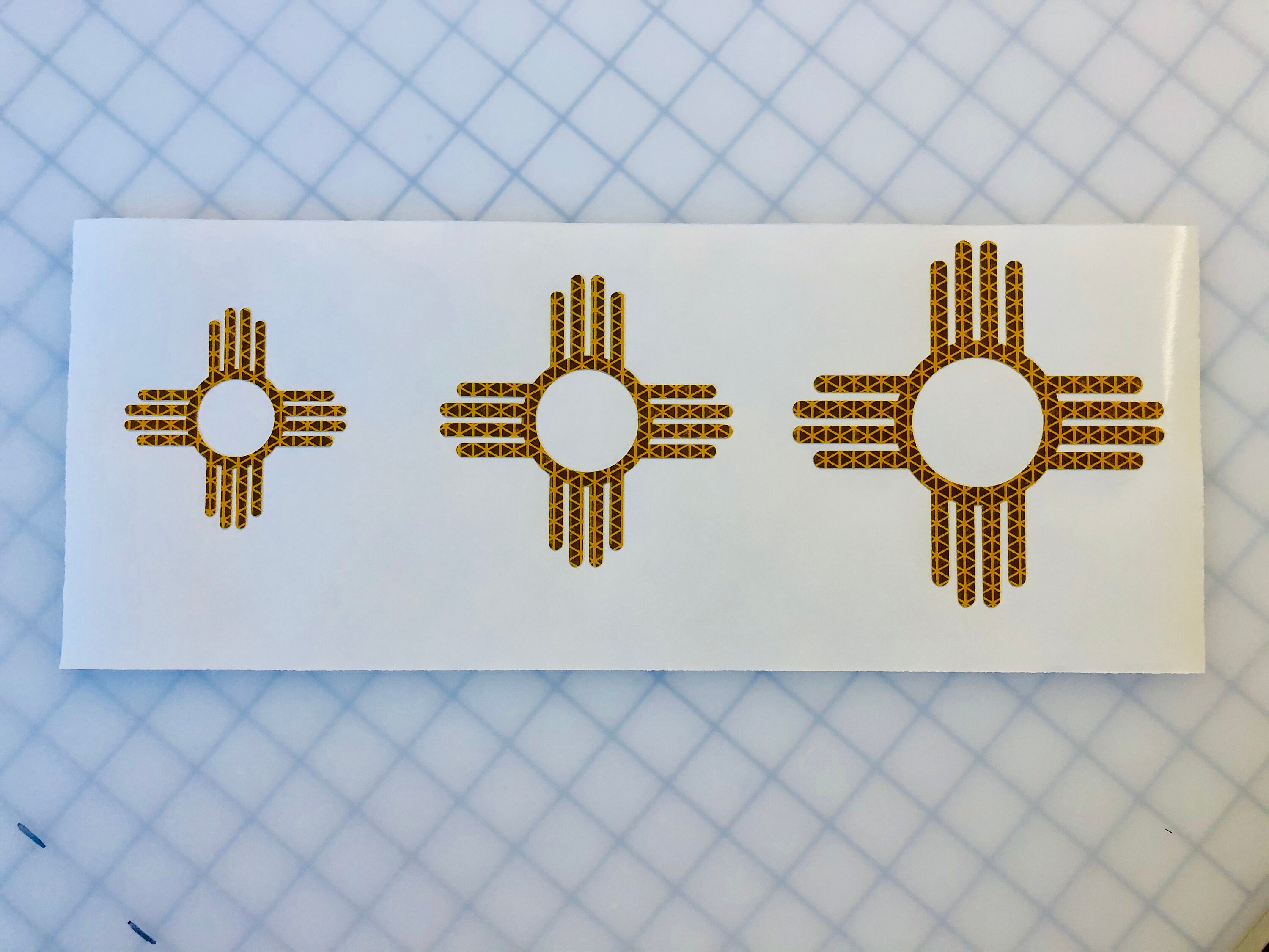 Reflective Zia Decal Sticker Car Truck Motorcycle Helmet Oralite V98 - Etsy