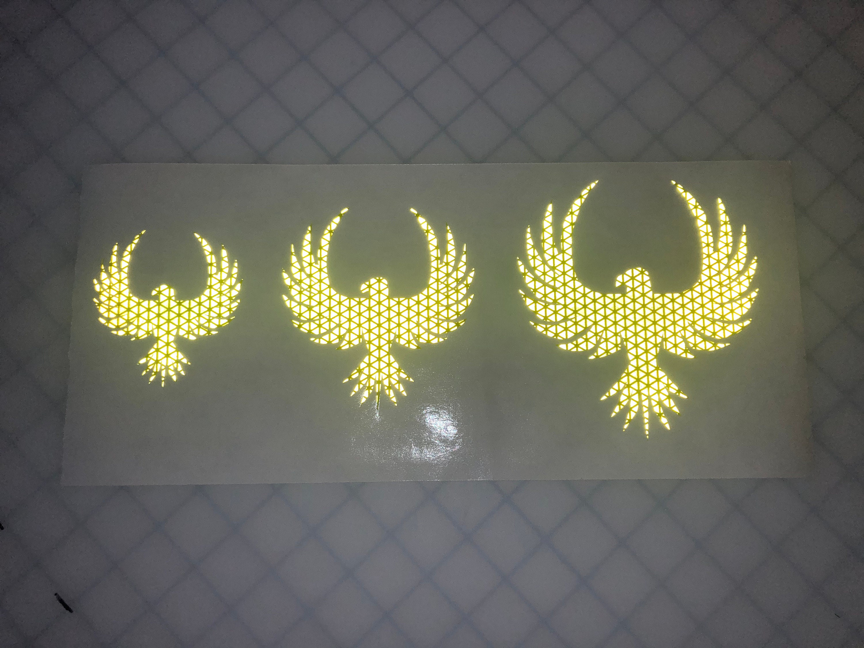 Reflective Phoenix Decal Sticker Car Truck Motorcycle Helmet - Etsy