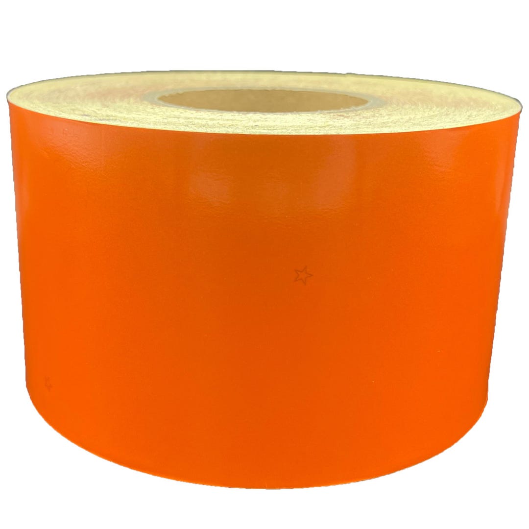 4" Inch Orange Reflective Tape SEG Type 2 Super Engineer Grade ...