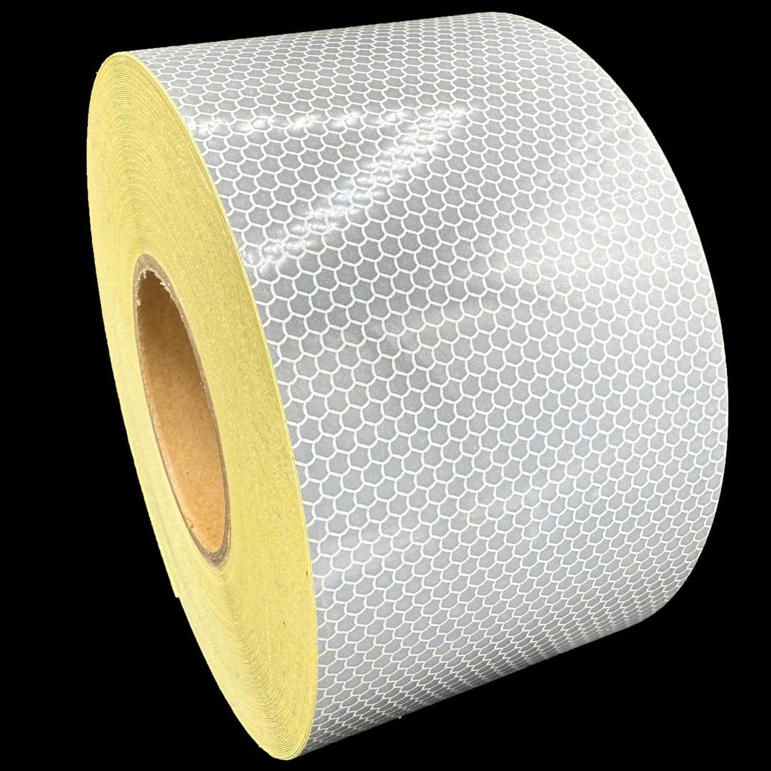 4" Inch White Reflective Tape Nikkalite CS-ULG Type 3 - Ultra Flexible ...