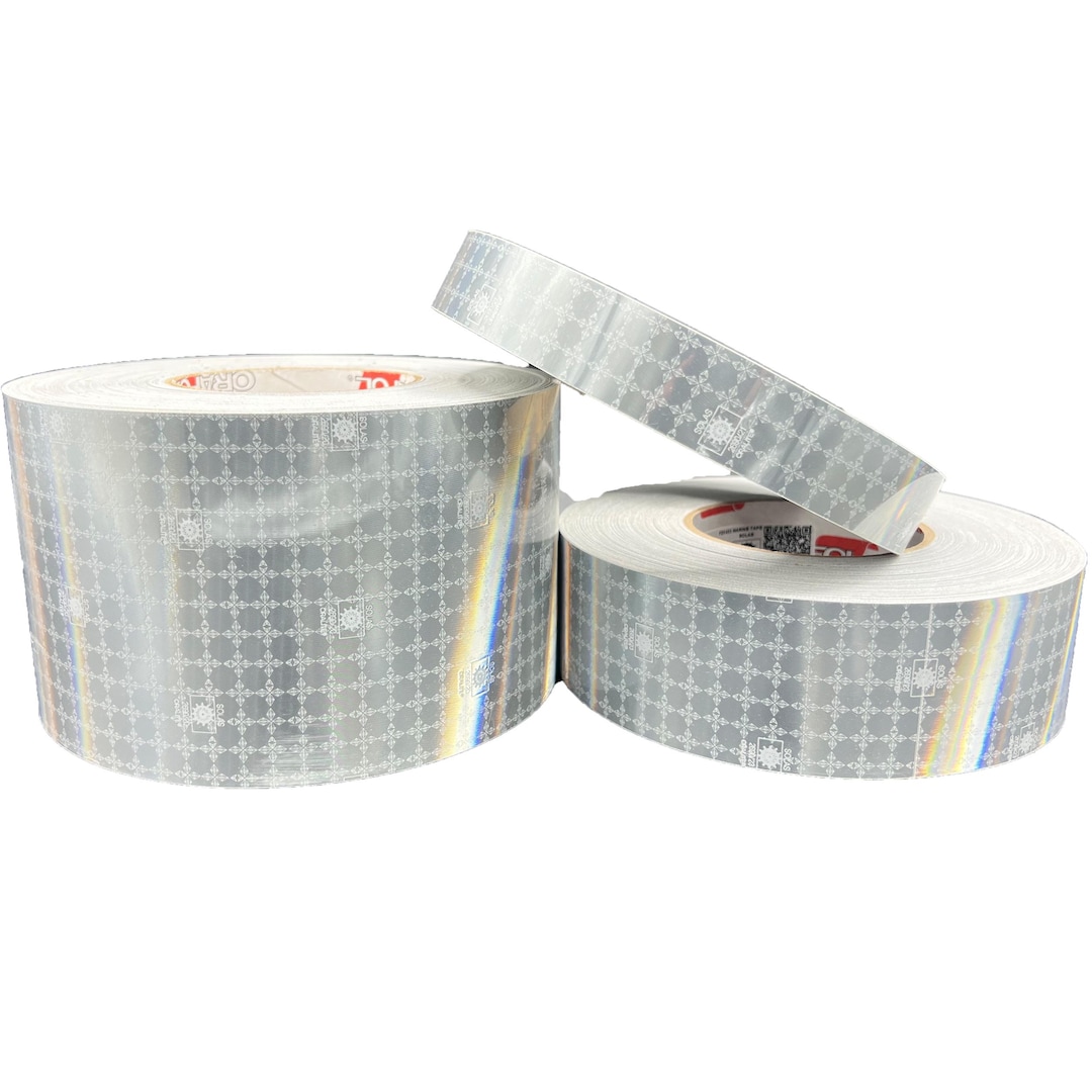 Sew on SOLAS Oralite Reflexite Orafol 1", 2", 4" Inch Reflective Fabric ...