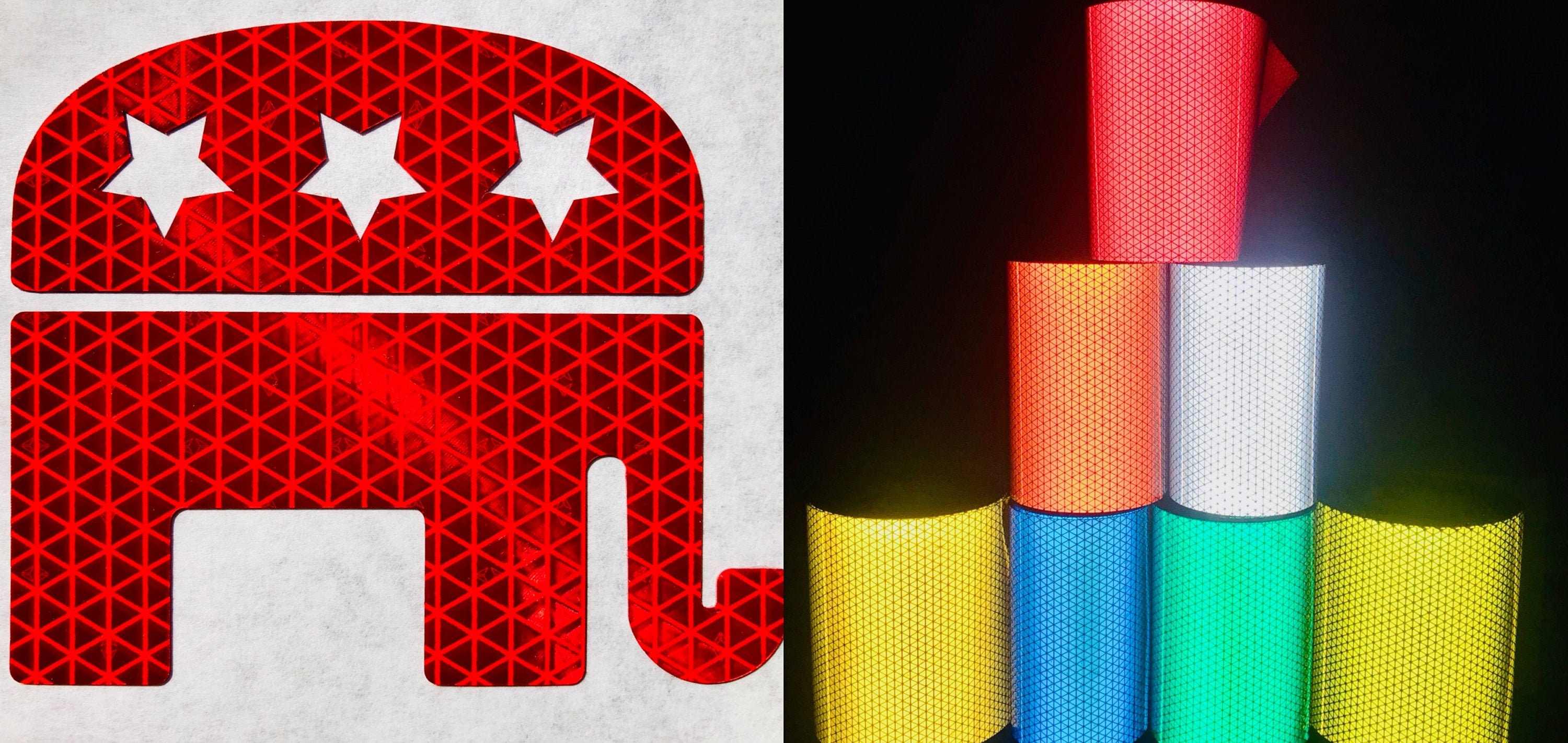 Reflective RNC Elephant Republican Sign Symbol Decal Sticker - Etsy UK