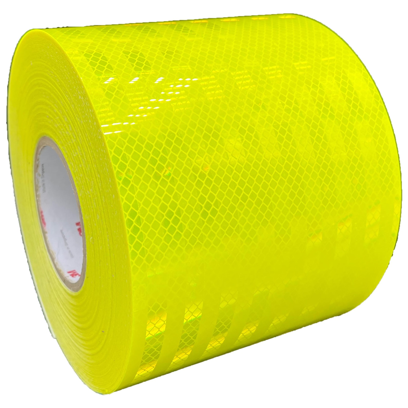6" Inch Fluorescent Lime Reflective Tape - 3M 3930 HIP - Air Backed ...