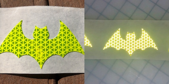 Reflective Bat Decal Sticker Car Truck Motorcycle Helmet | Etsy
