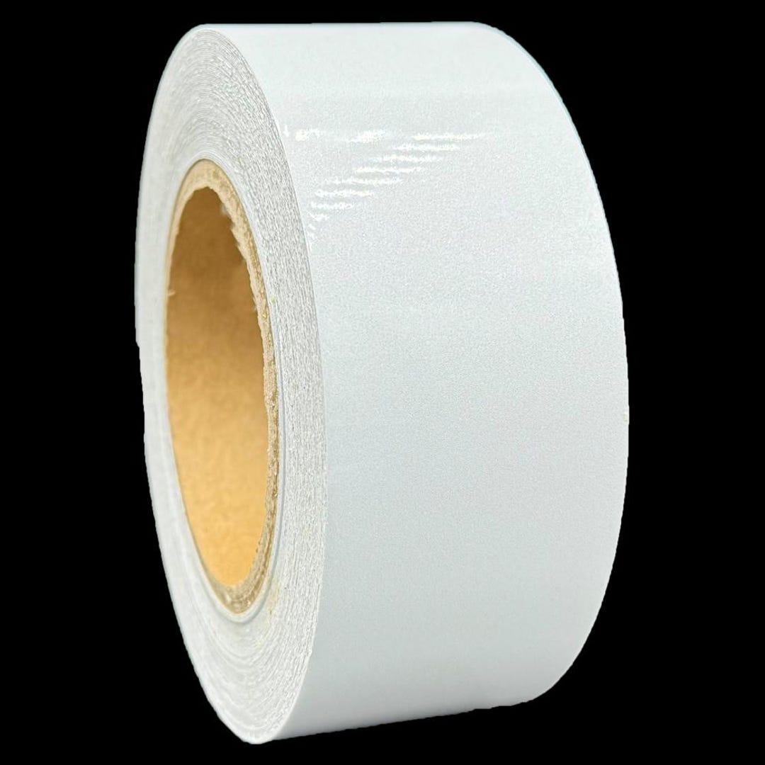 2" Inch White Reflective Tape Type 1 Flexible Engineer Grade Nikkalite ...