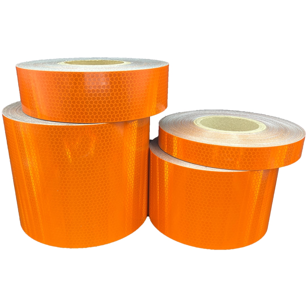 Orange Reflective Tape HIP 1" 2" 4" 6" Orafol Type 4 High Intensity ...