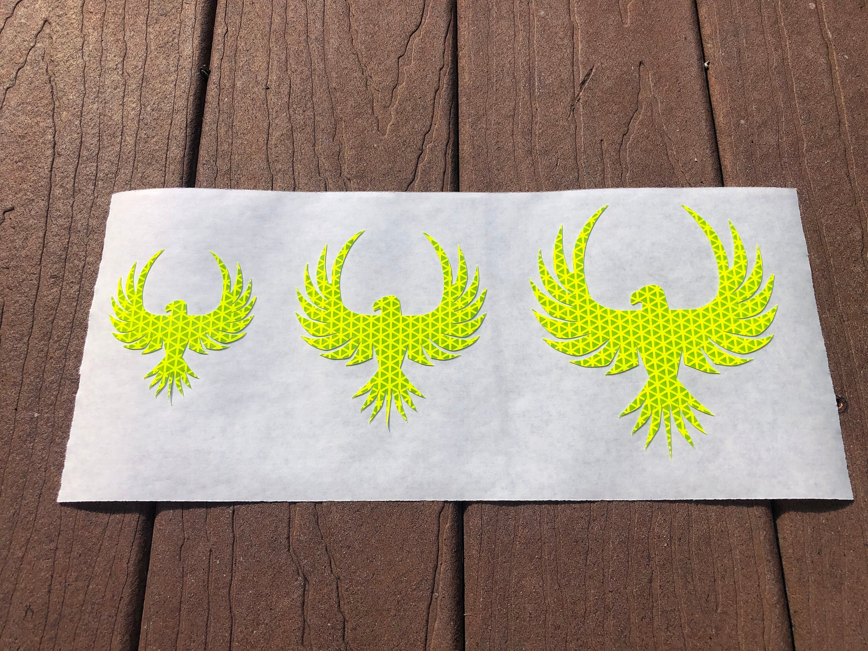 Reflective Phoenix Decal Sticker Car Truck Motorcycle Helmet - Etsy