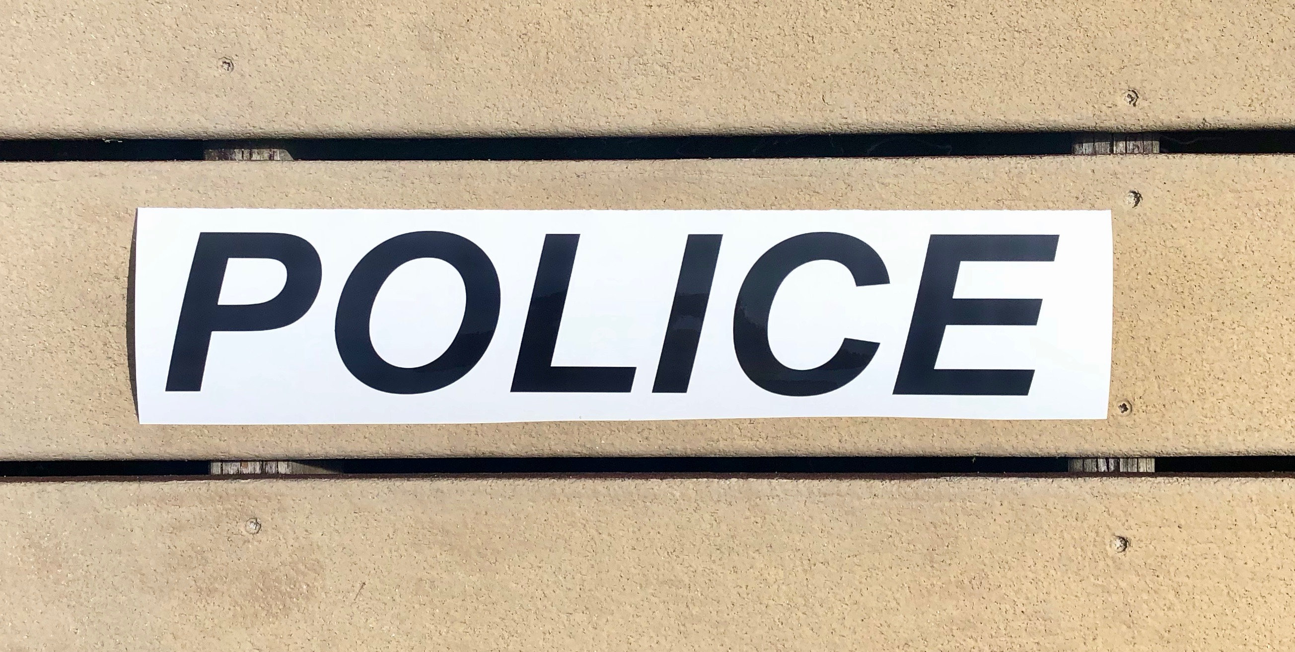 POLICE 3"x16" REFLECTIVE Decal (multiple Colors) - Etsy