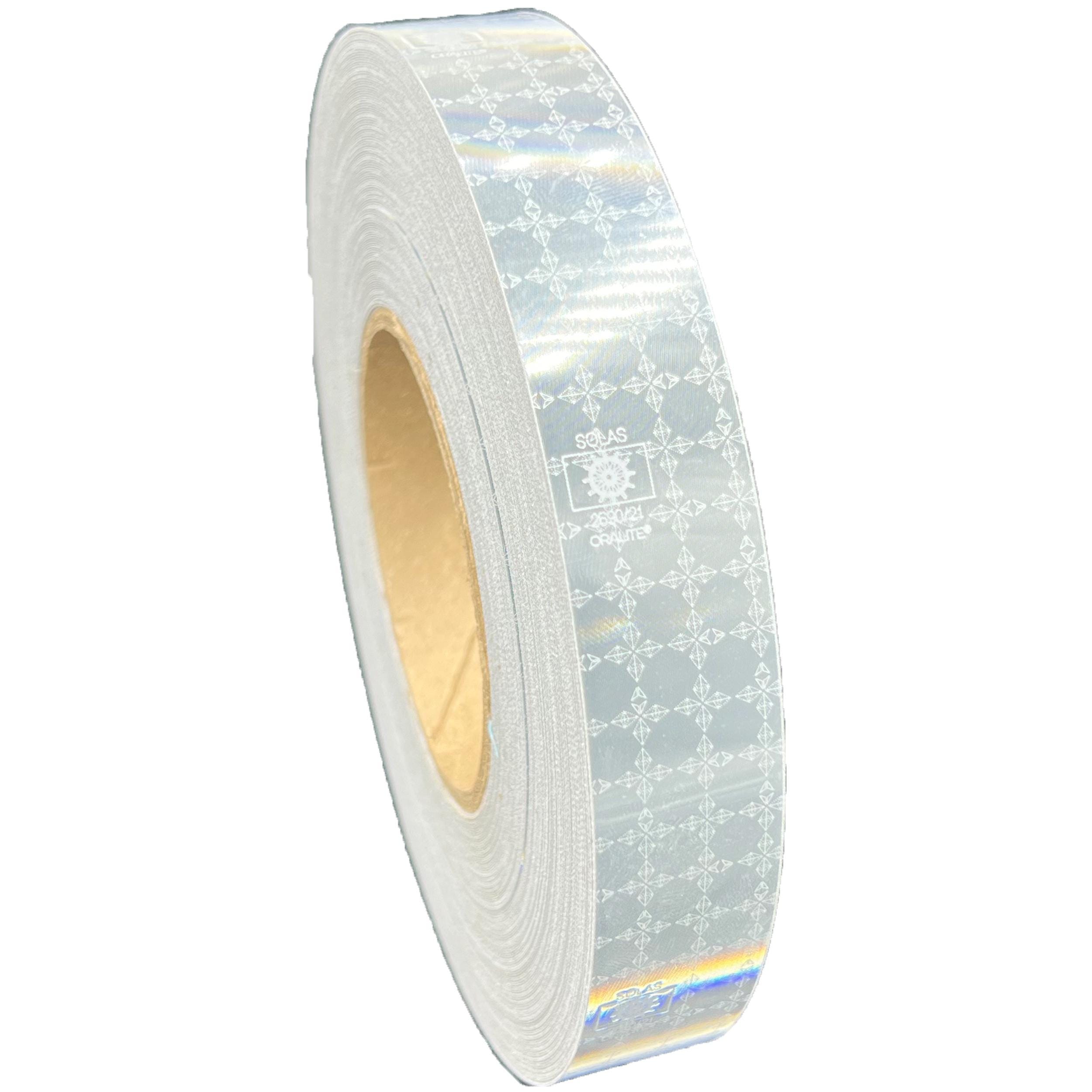 Sew on SOLAS Oralite Reflexite Orafol 1", 2", 4" Inch Reflective Fabric ...