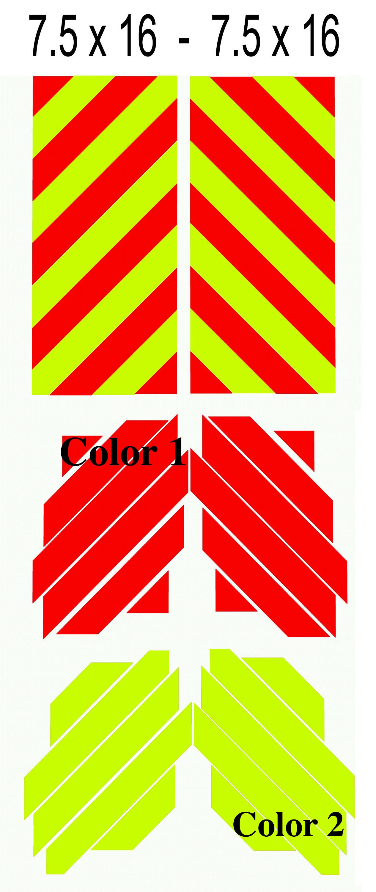 DIY Reflective Motorcycle Chevron Kit Panniers Oralite V98 | Etsy